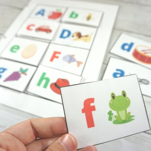 Printable Alphabet Activity Worksheet. Beginning Letter Sounds, ABC ...