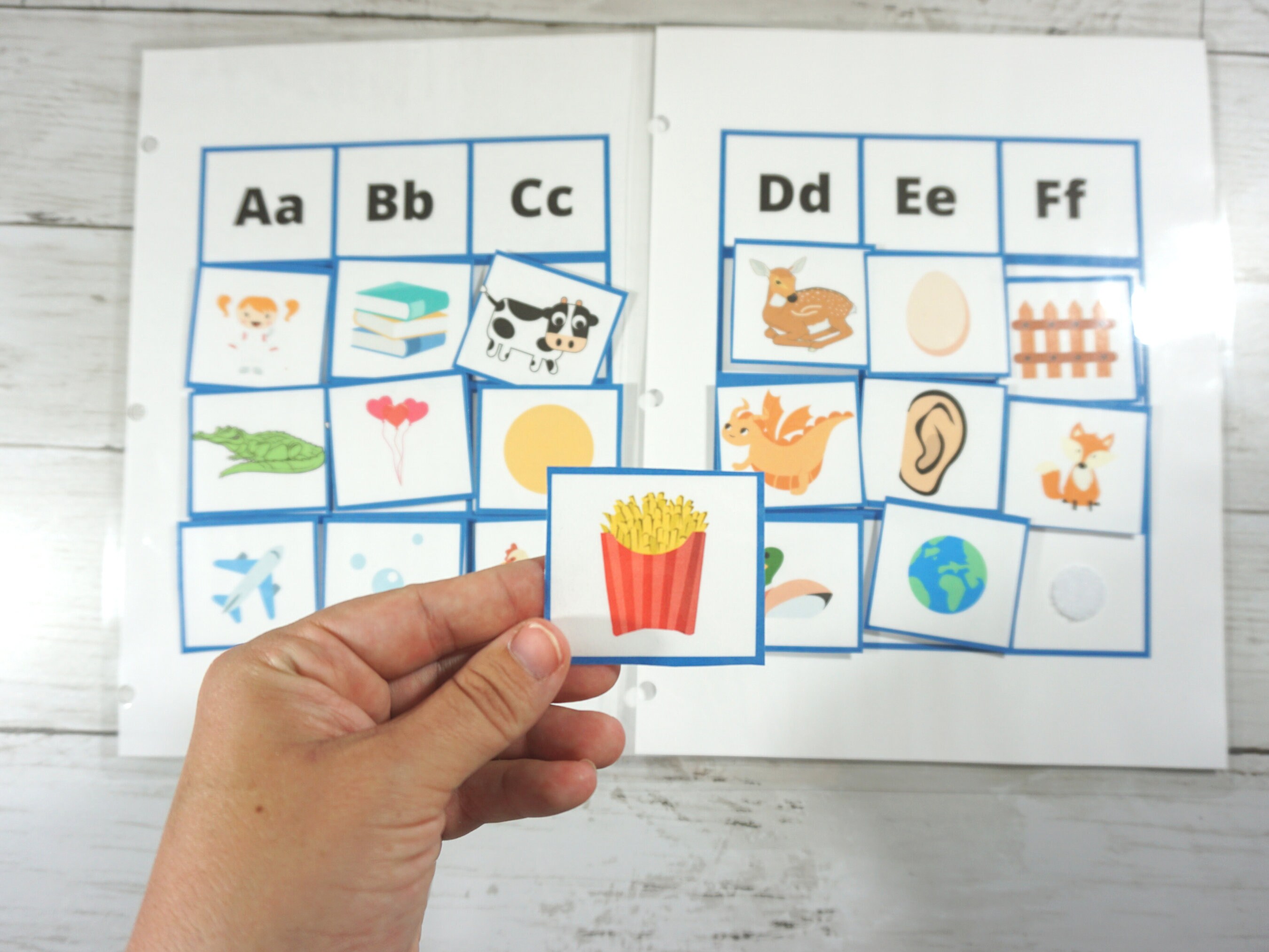 Toddler Quiet Book Activity Printable | Beginning Letter Sounds ...