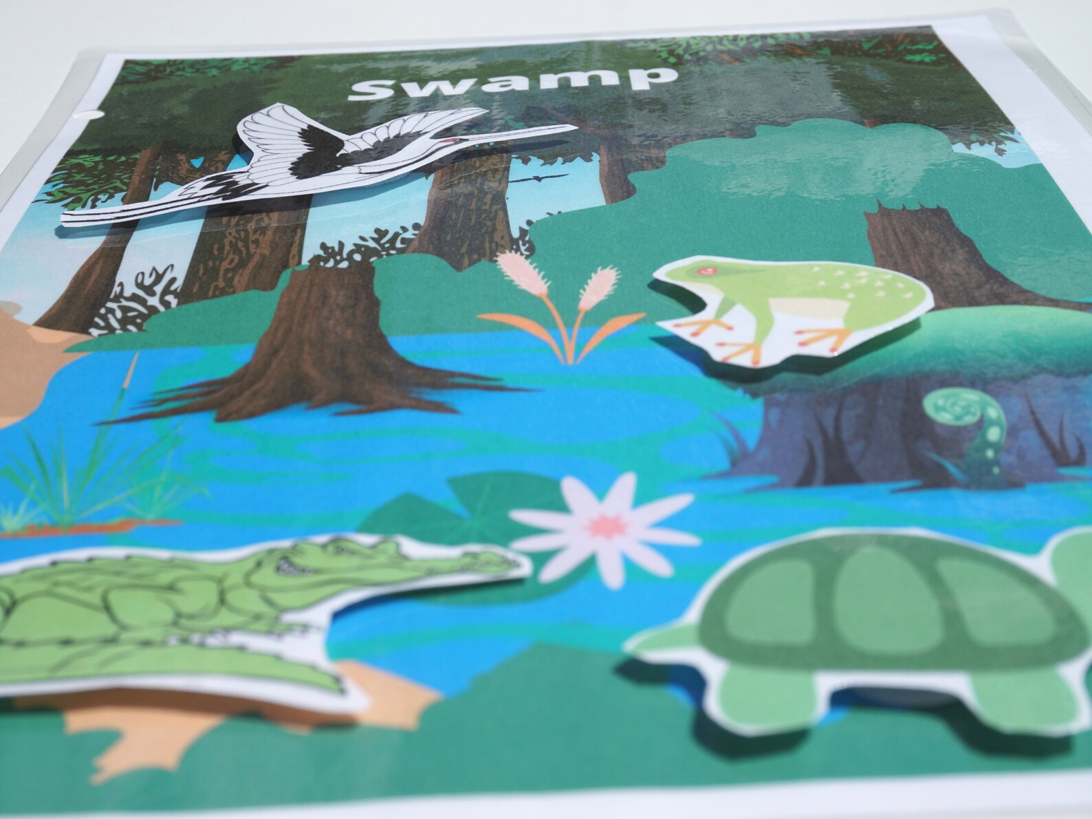 Swamp Animal Habitat Printable Activity for Learning Book | Pre-k Busy ...