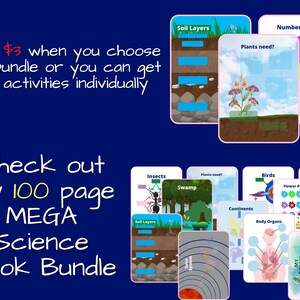Pre-k Plant Busy Book Printable Activity Bundle | Plant Unit for ...