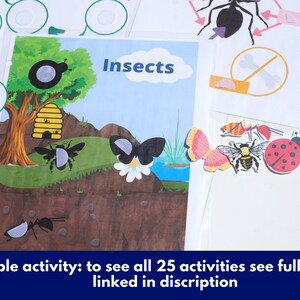 Pre-k Animal Busy Book Printable Activity | Animal Classifications ...