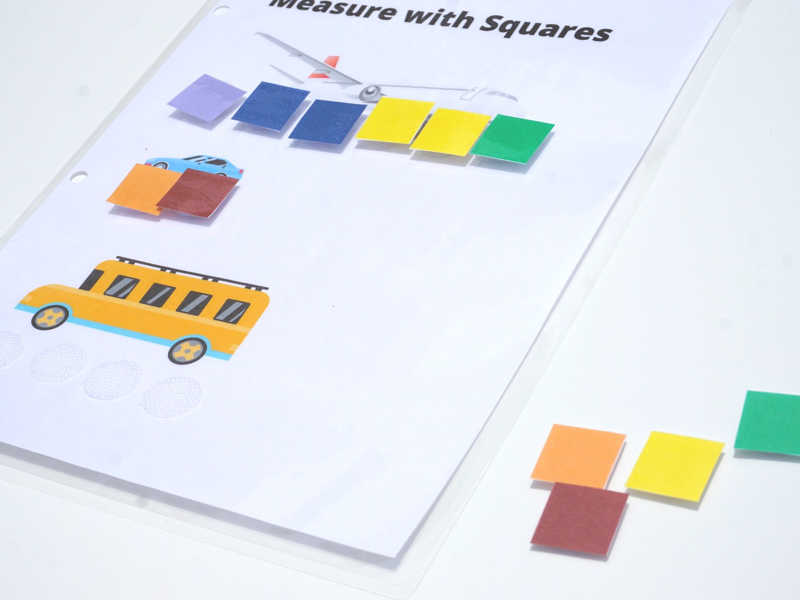 Pre-k Measurement Activity Printable for Busy Book | Preschool Science ...