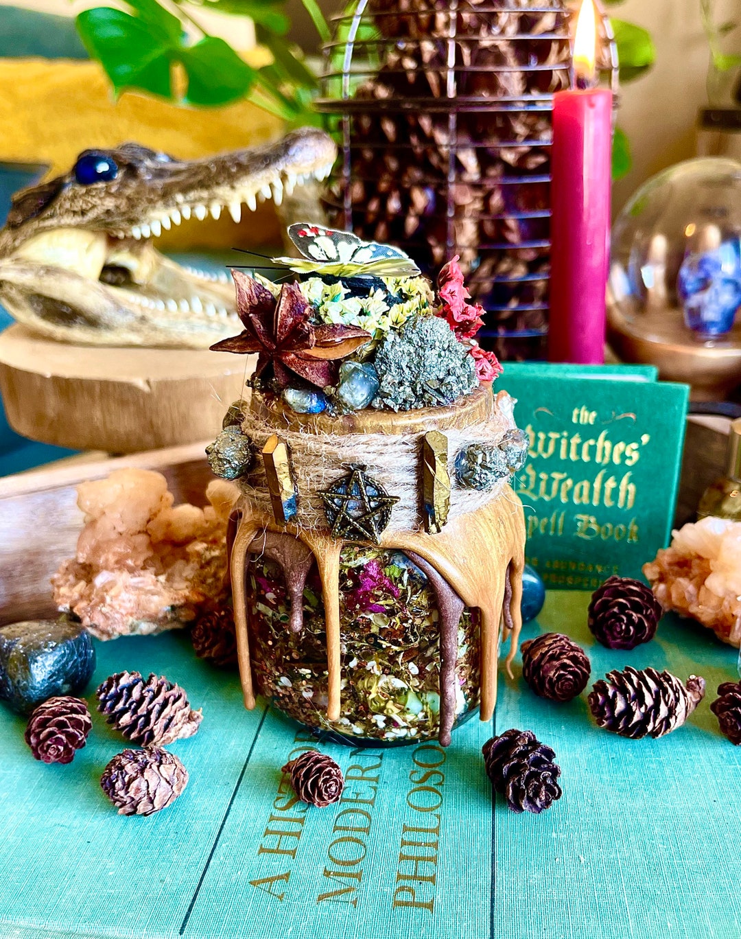 BUSINESS SUCCESS Honey Jar Spell Attract Success, Wealth & Stability ...