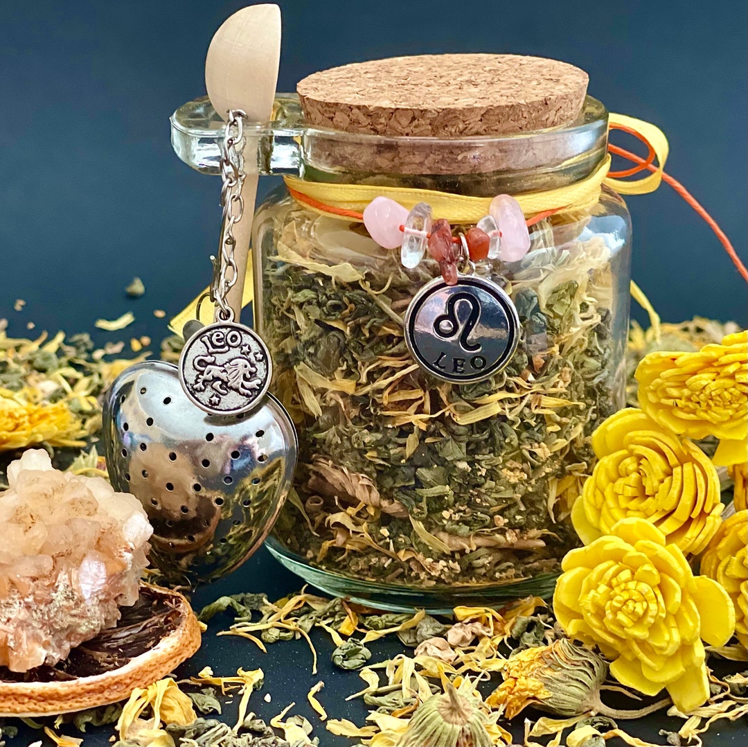 LEO: the Lion | Enchanted Loose Leaf Herbal Tea Blend | Fire Element ...