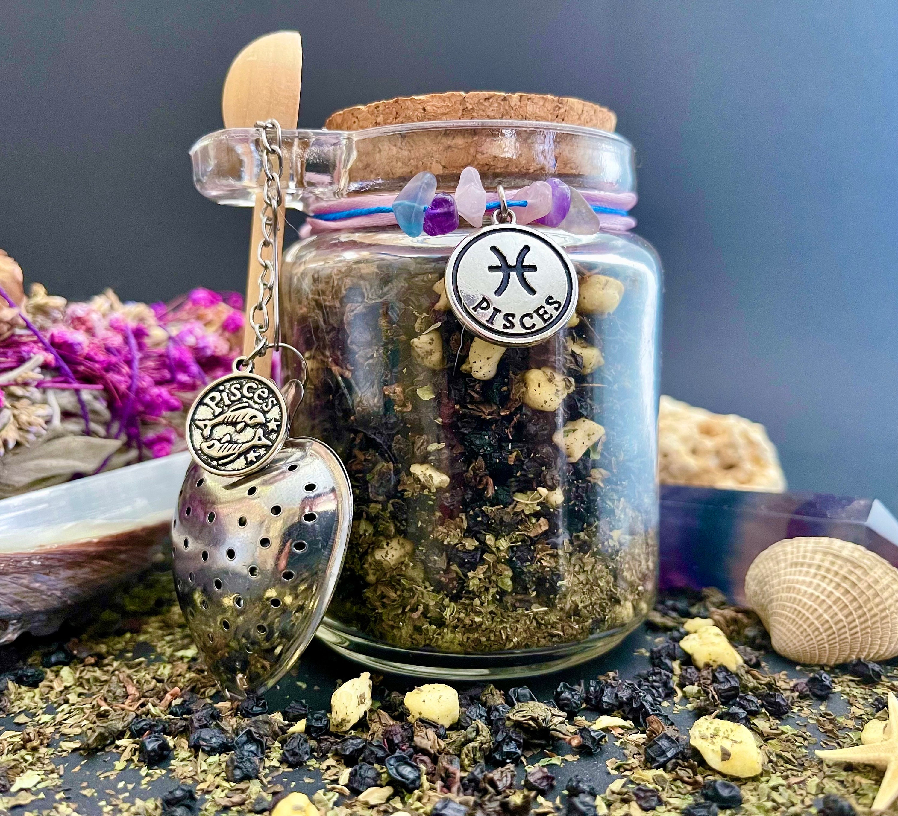 PISCES: the Fish Enchanted Loose Leaf Herbal Tea Blend Water Element ...