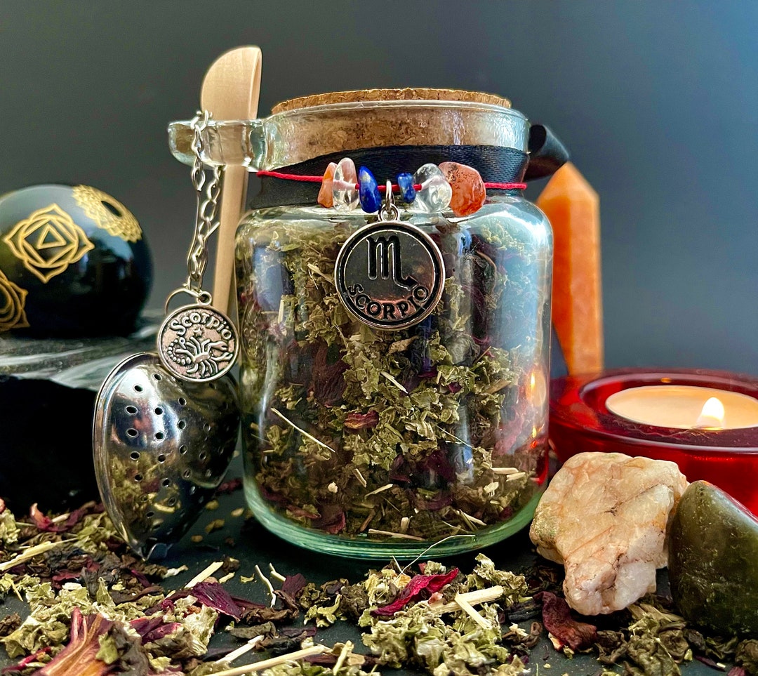 SCORPIO: the Scorpion Enchanted Loose Leaf Herbal Tea Blend Water ...