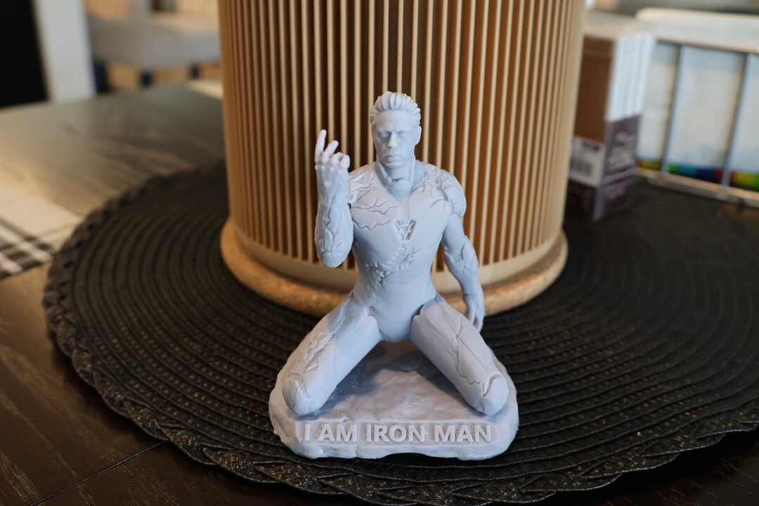 I Am Iron Man - Resin 3D Print - Etsy