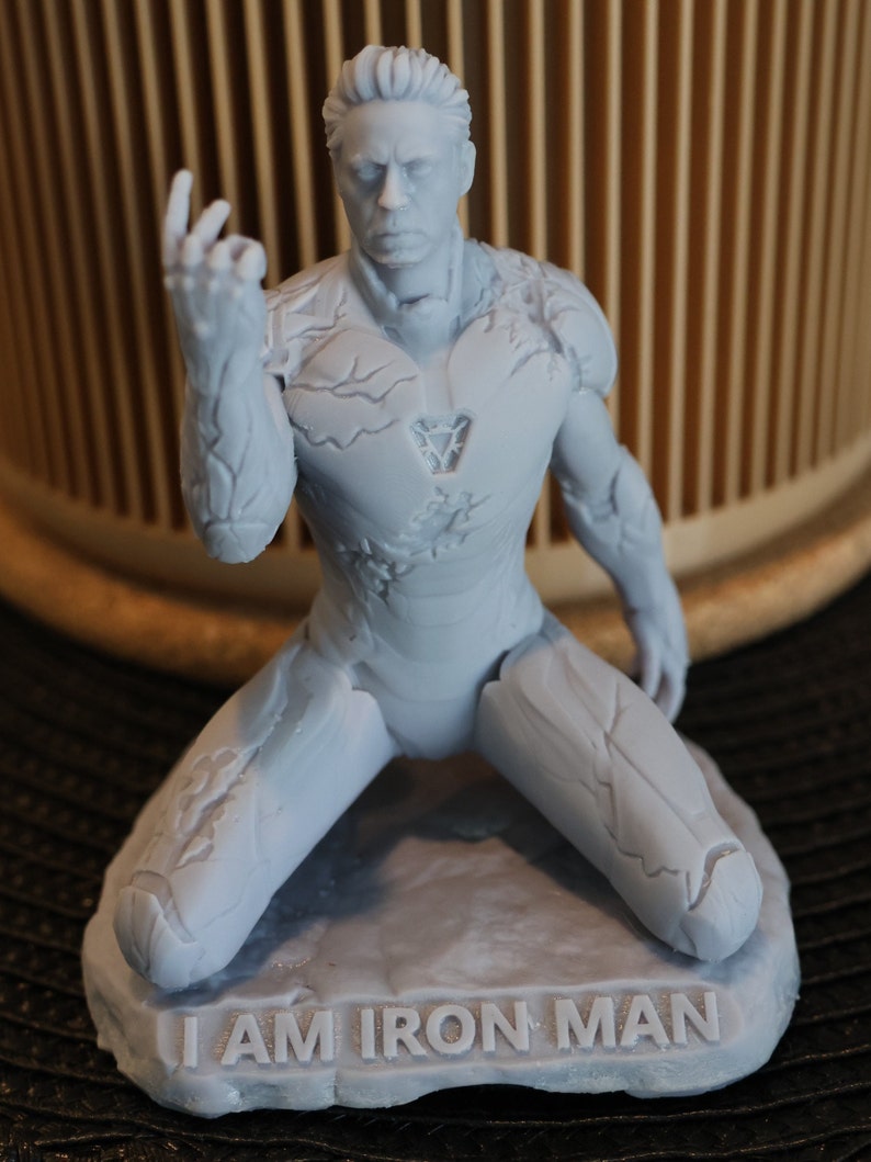 I Am Iron Man Resin 3D Print - Etsy