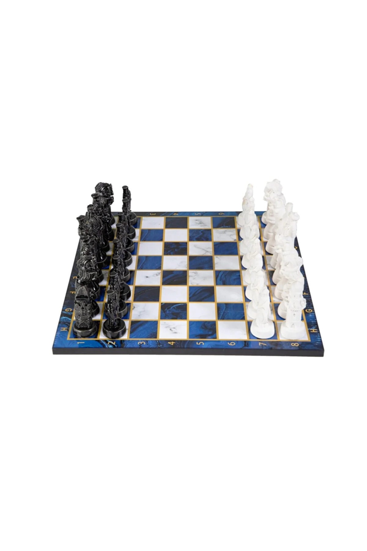Luxury Meerschaum Chess Set Ottoman Vs. Byzantine Black Set & - Etsy