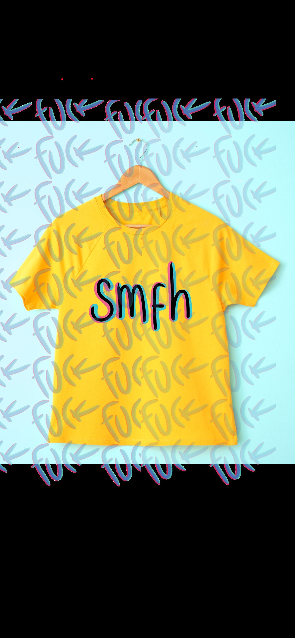 Smfh Funny Vector / Svg Png Image / Adult Sarcastic Cuss Word / Digital ...