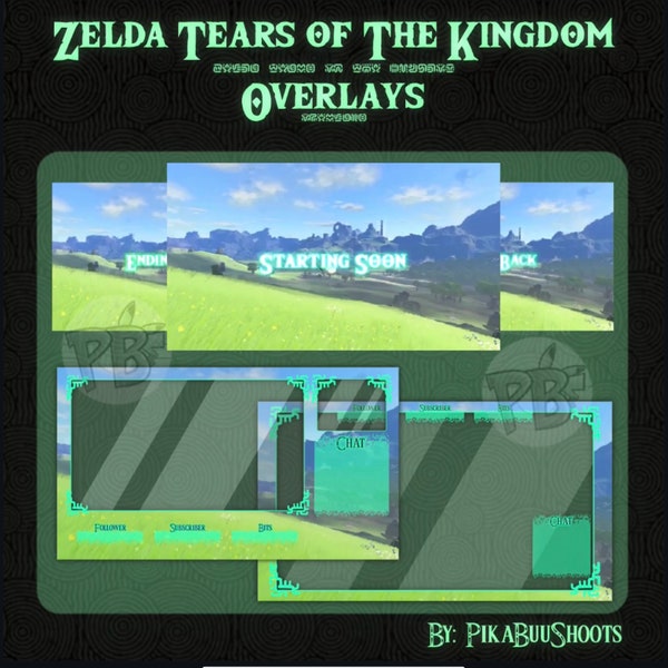 Zelda tears of the kingdom twitch overlay - Etsy.de