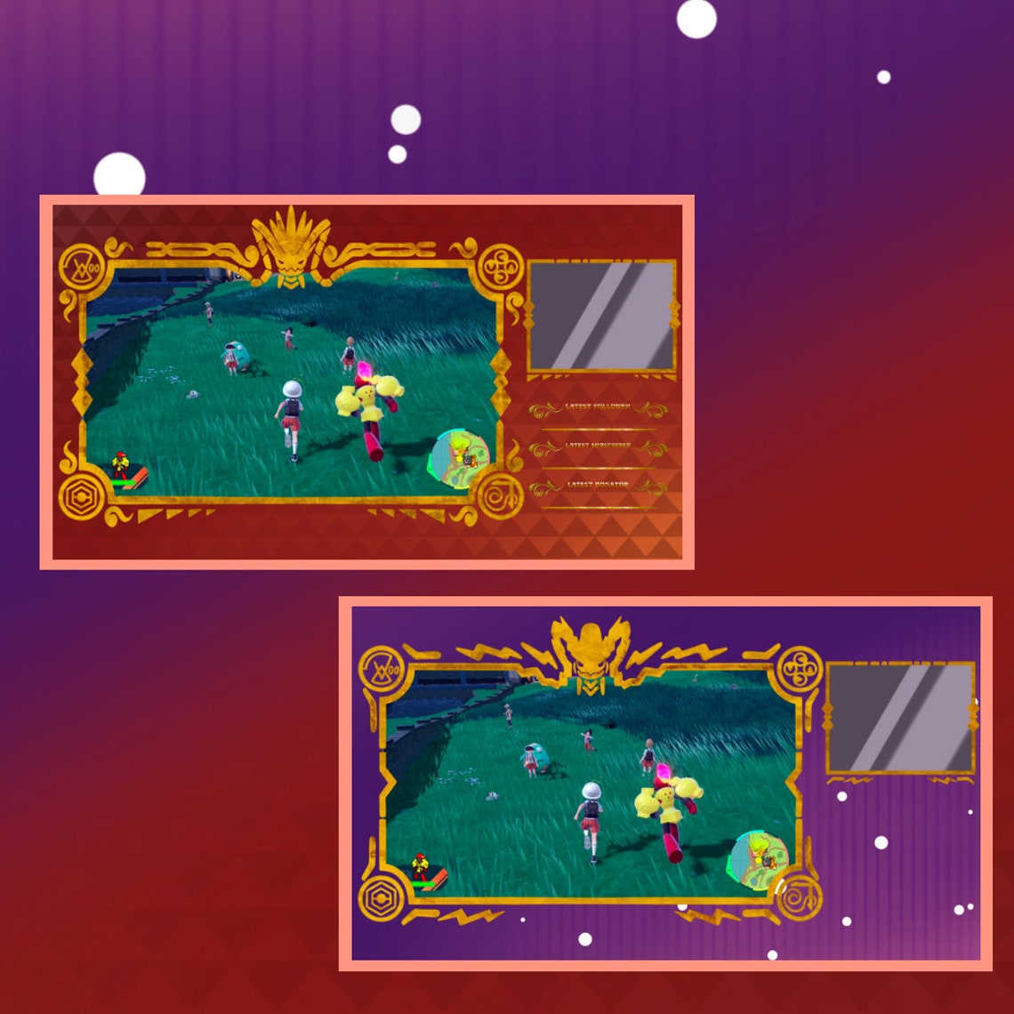 Pokemon Scarlet Violet Overlay Twitch Overlay Stream Overlay Overlay ...