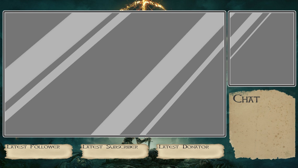 Elden Ring Overlay Elden Ring Layout Action RPG Game - Etsy Canada