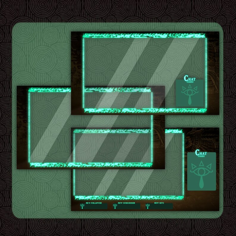 Zelda Tears of the Kingdom Animated Stream Overlay (digital Download ...