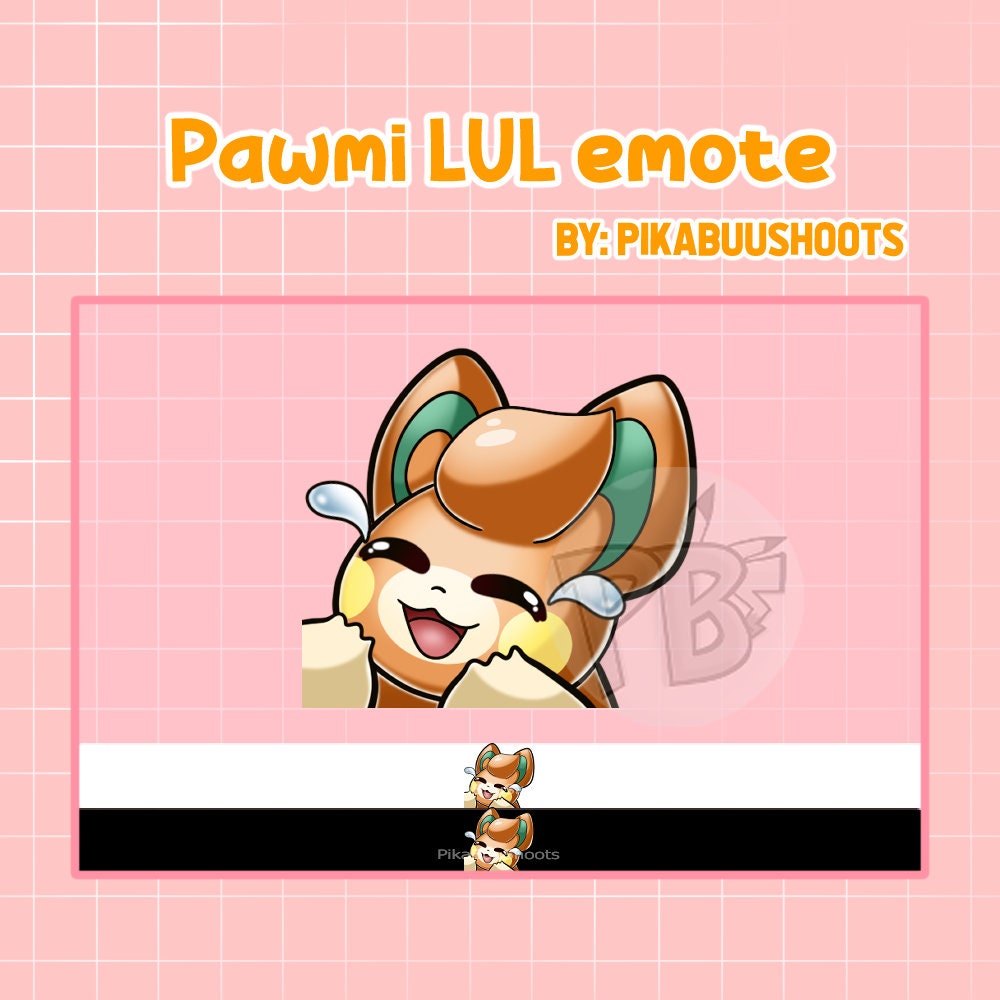 Pawmi LUL Emote for Twitch Youtube Discord Pokémon Violet Scarlet ...