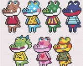 Animal Crossing Alligator Villagers Cross Stich Pattern - Etsy