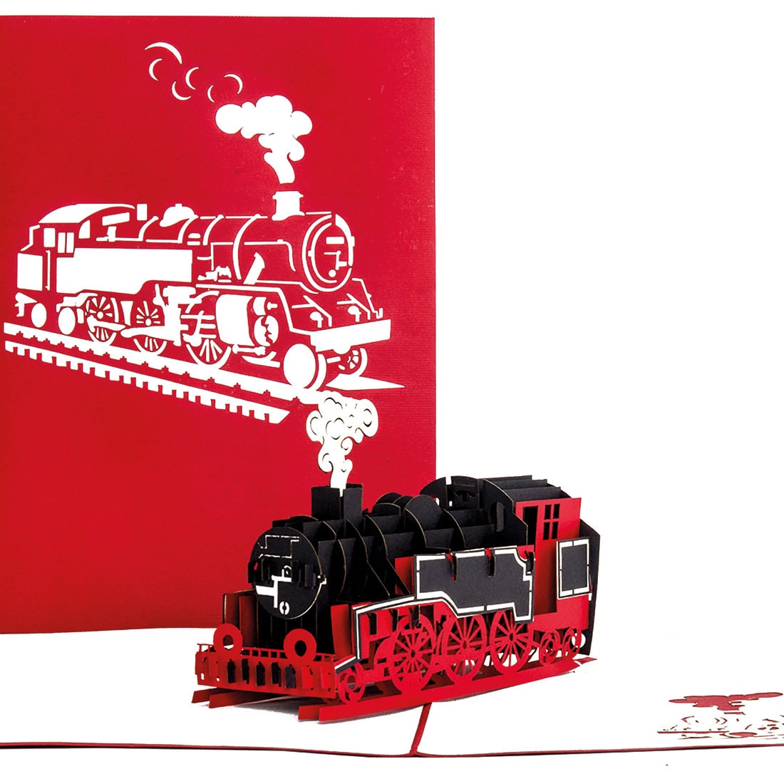 Train 3D Pop up Card | Etsy