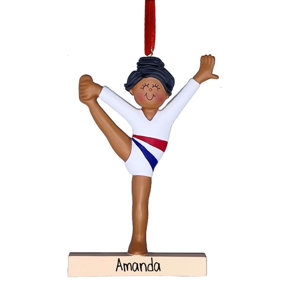 Gymnast on Balance Beam Ornament - Etsy