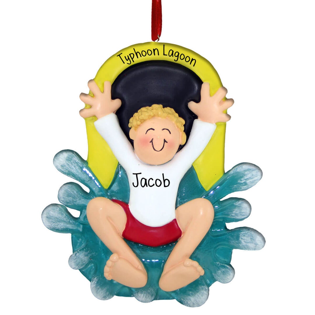 Waterslide - Boy Blonde - Christmas Ornaments - Water Slides - Water ...