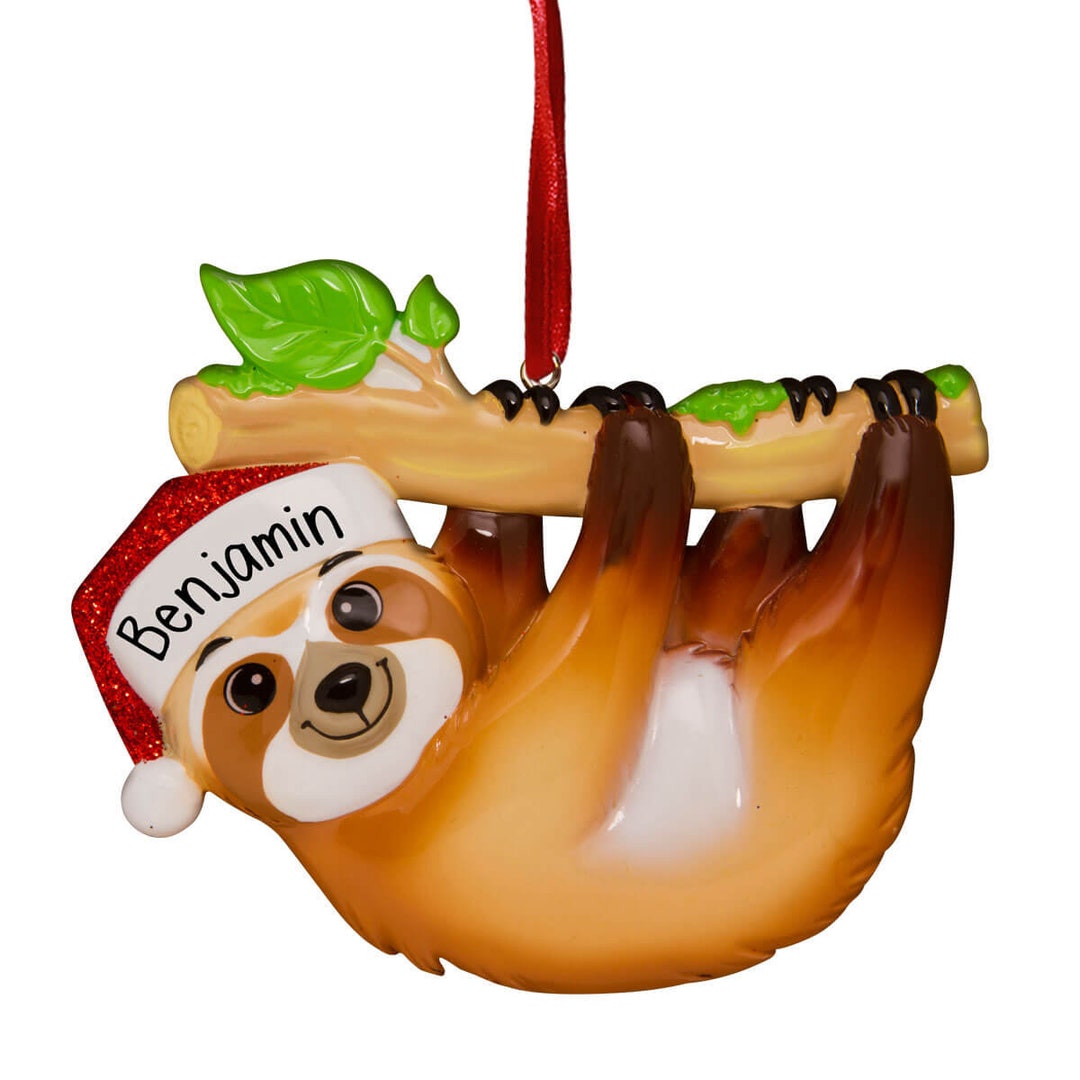 Hanging Sloth - Christmas Ornaments - Farm & Zoo Animals - Free ...