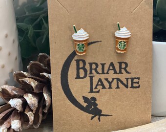 Coffee Earrings | Etsy