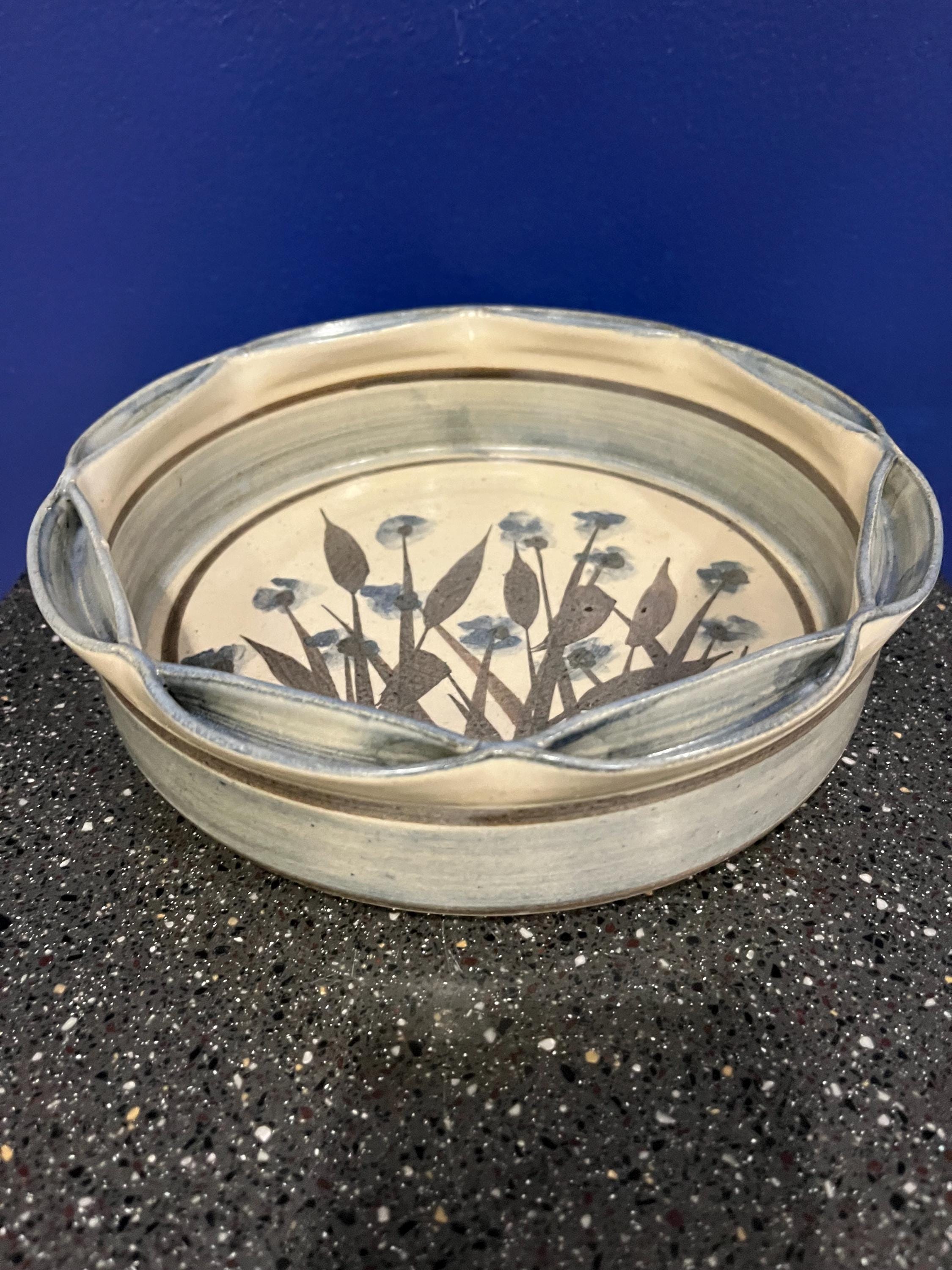 Cindy Angliss Art Pottery Signed Handcrafted Stoneware Pizza, Quiche ...