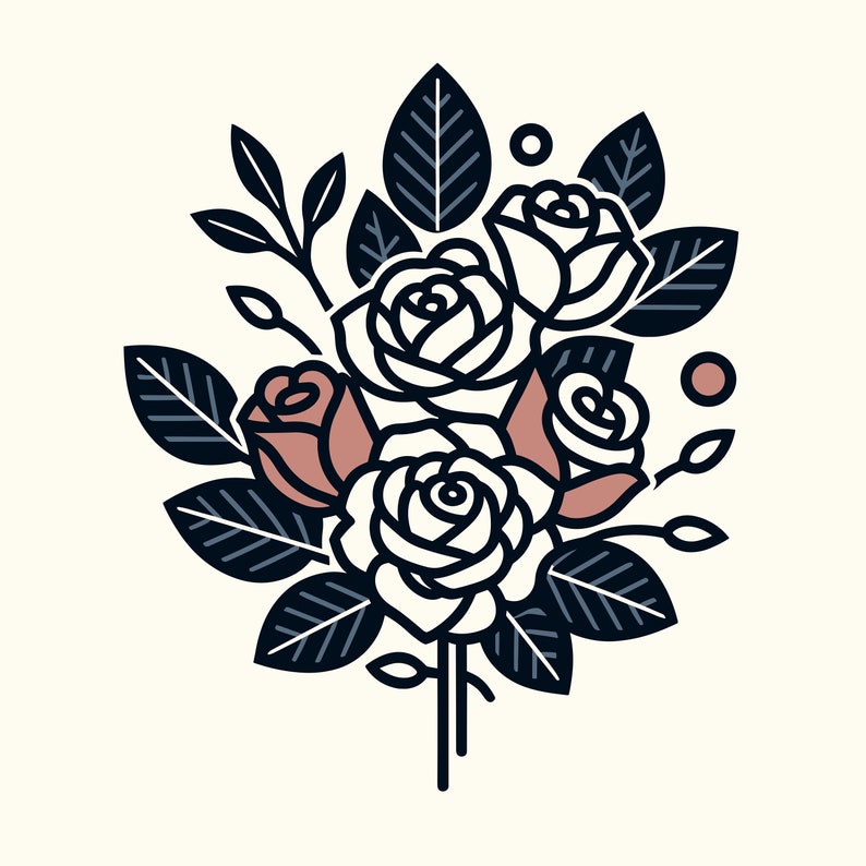 Digital Roses Pack With Delicate Color Enhancements Instant Download - Etsy