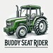 Buddy Seat Rider Tractor Art Pack - Red and Green Tractors - Etsy