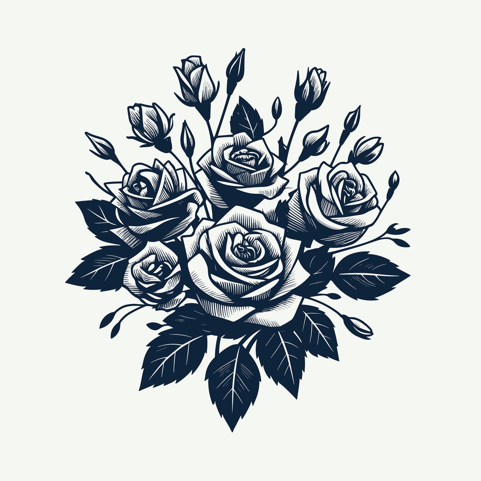 Digital Roses Pack With Delicate Color Enhancements Instant Download - Etsy