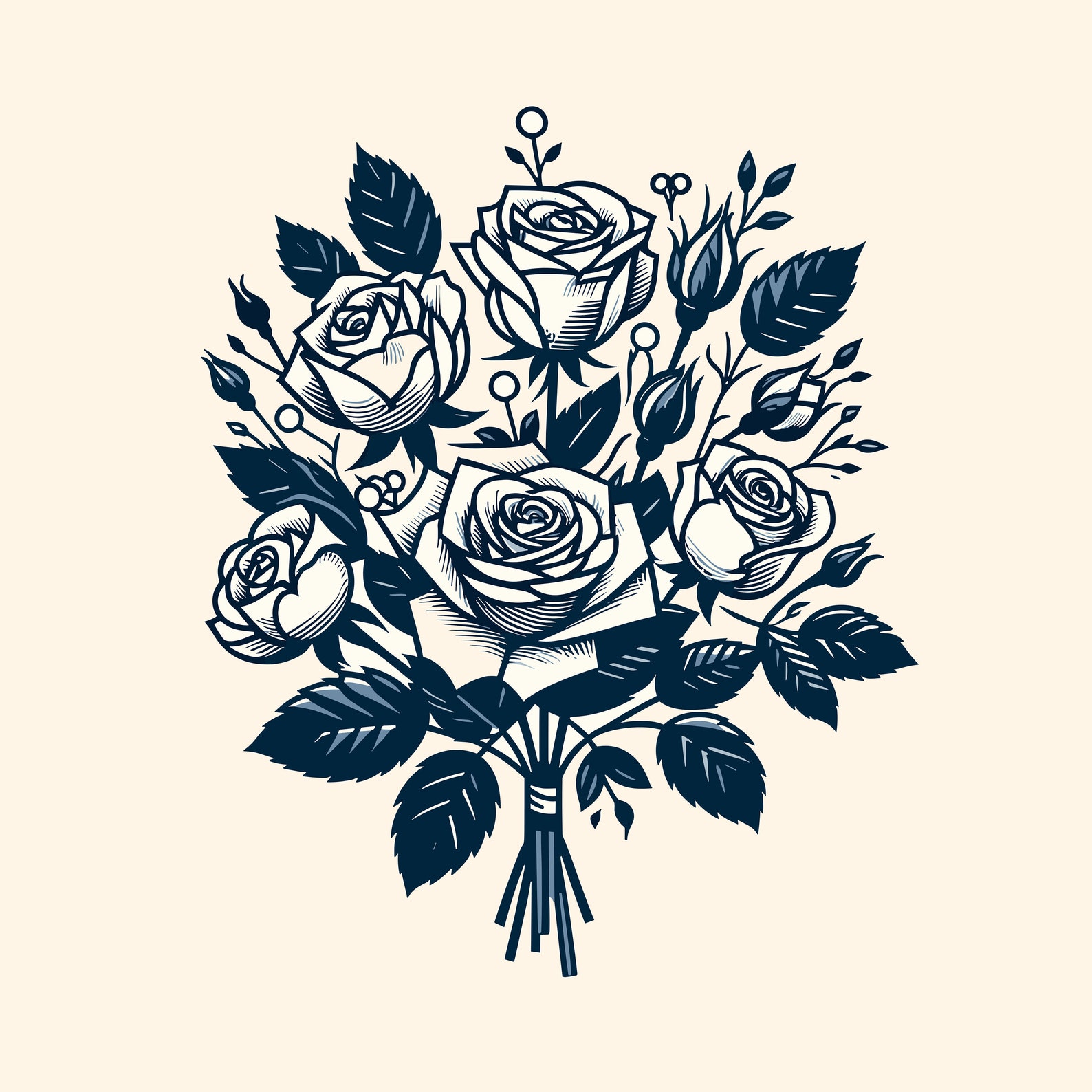 Digital Roses Pack With Delicate Color Enhancements Instant Download - Etsy