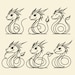 Digital Dragon Images Pack - Fantasy Dragons - Instant Download - Etsy