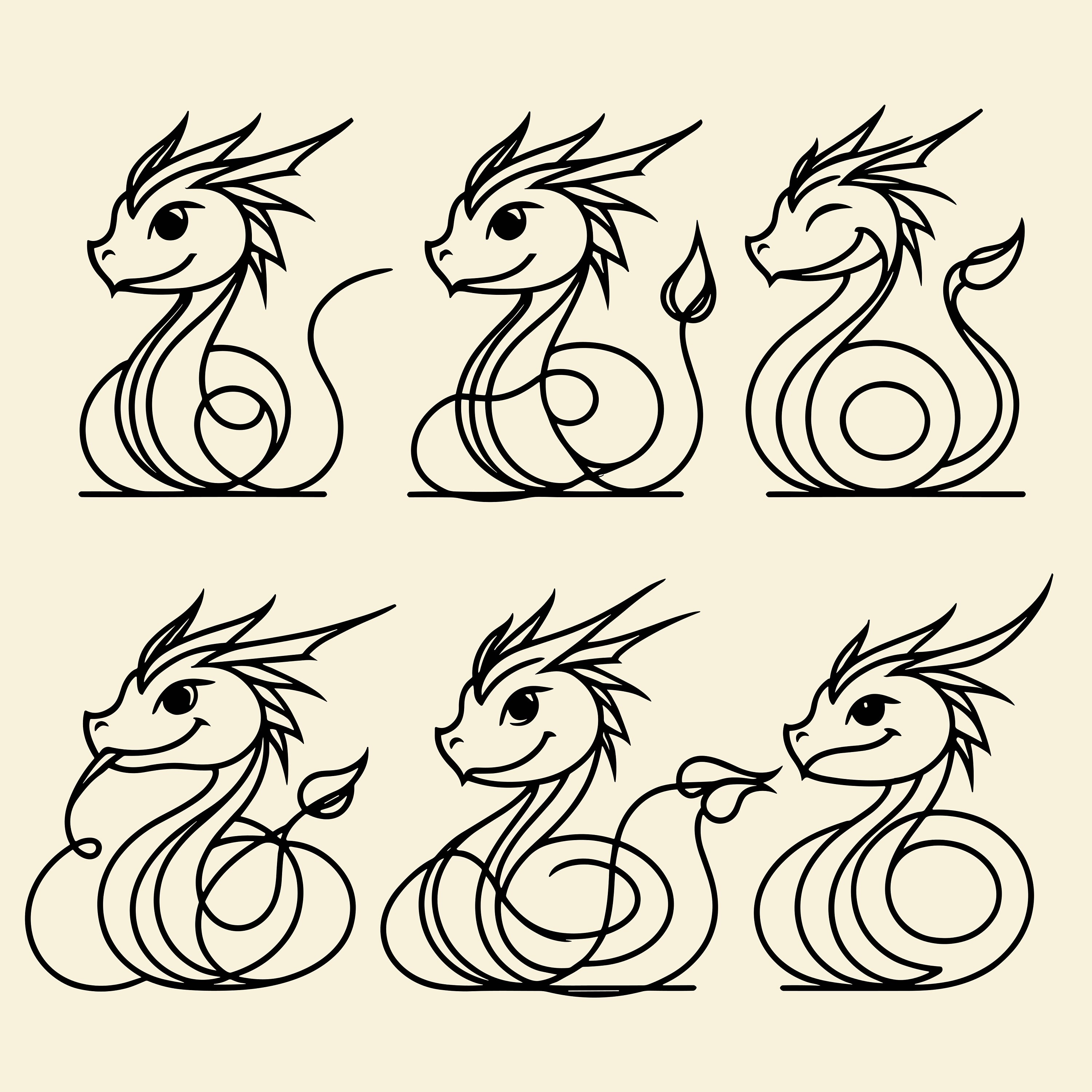 Digital Dragon Images Pack - Fantasy Dragons - Instant Download - Etsy