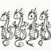 Digital Dragon Images Pack - Fantasy Dragons - Instant Download - Etsy