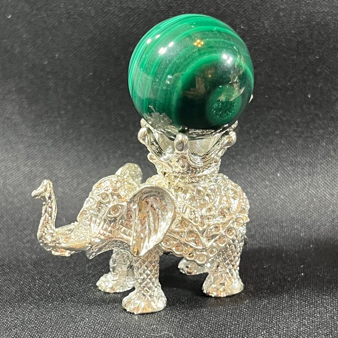Elephant Sphere Stand | Crystal Stand | Sphere Stand | Crystal Display ...