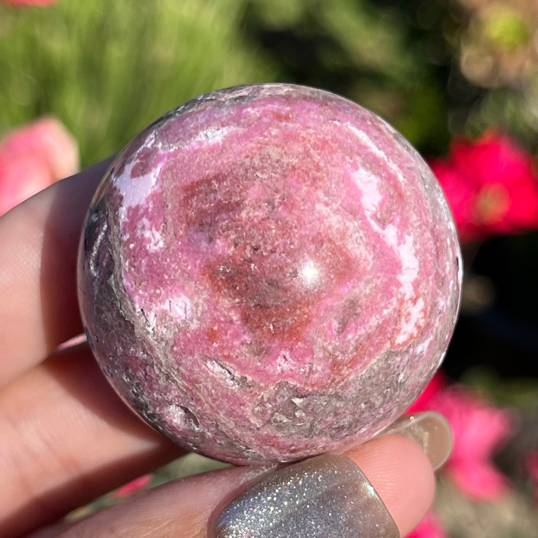 Cobalto Calcite Sphere | Pink Crystal Sphere | Cobalto Sphere - Etsy