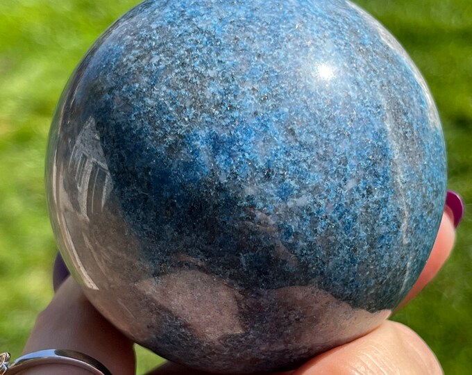Trolleite Sphere | Trolleite Crystal Sphere | Blue Crystal Sphere - Etsy