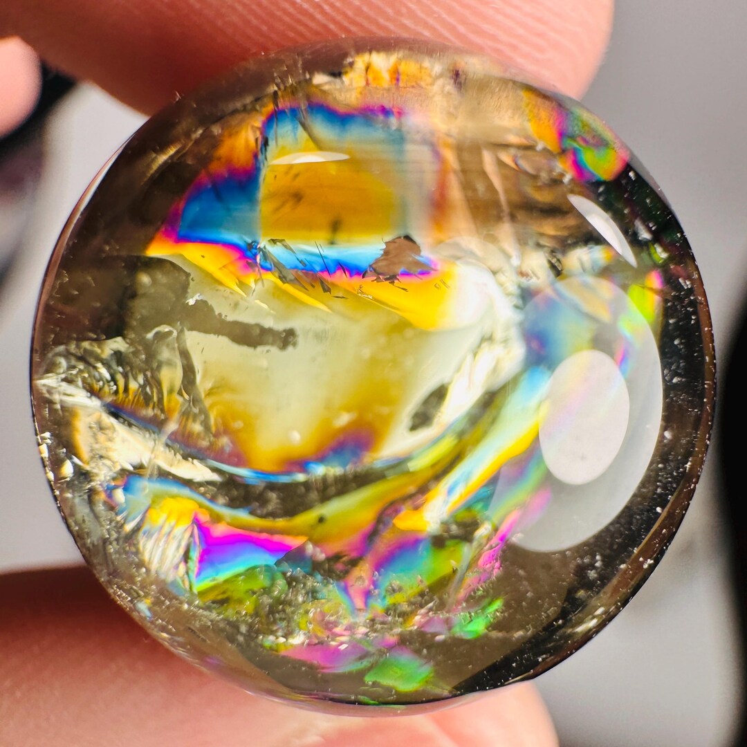 Rainbow Smoky Quartz Sphere | Smoky Quartz Crystal Sphere | Gem Grade ...