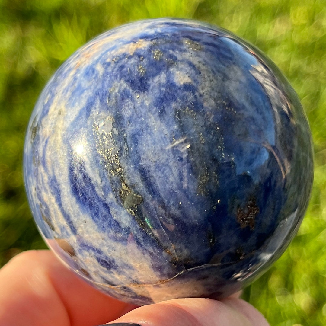Blue Lapis Lazuli Sphere | Blue Sphere | Lapis Sphere | Blue Lapis ...