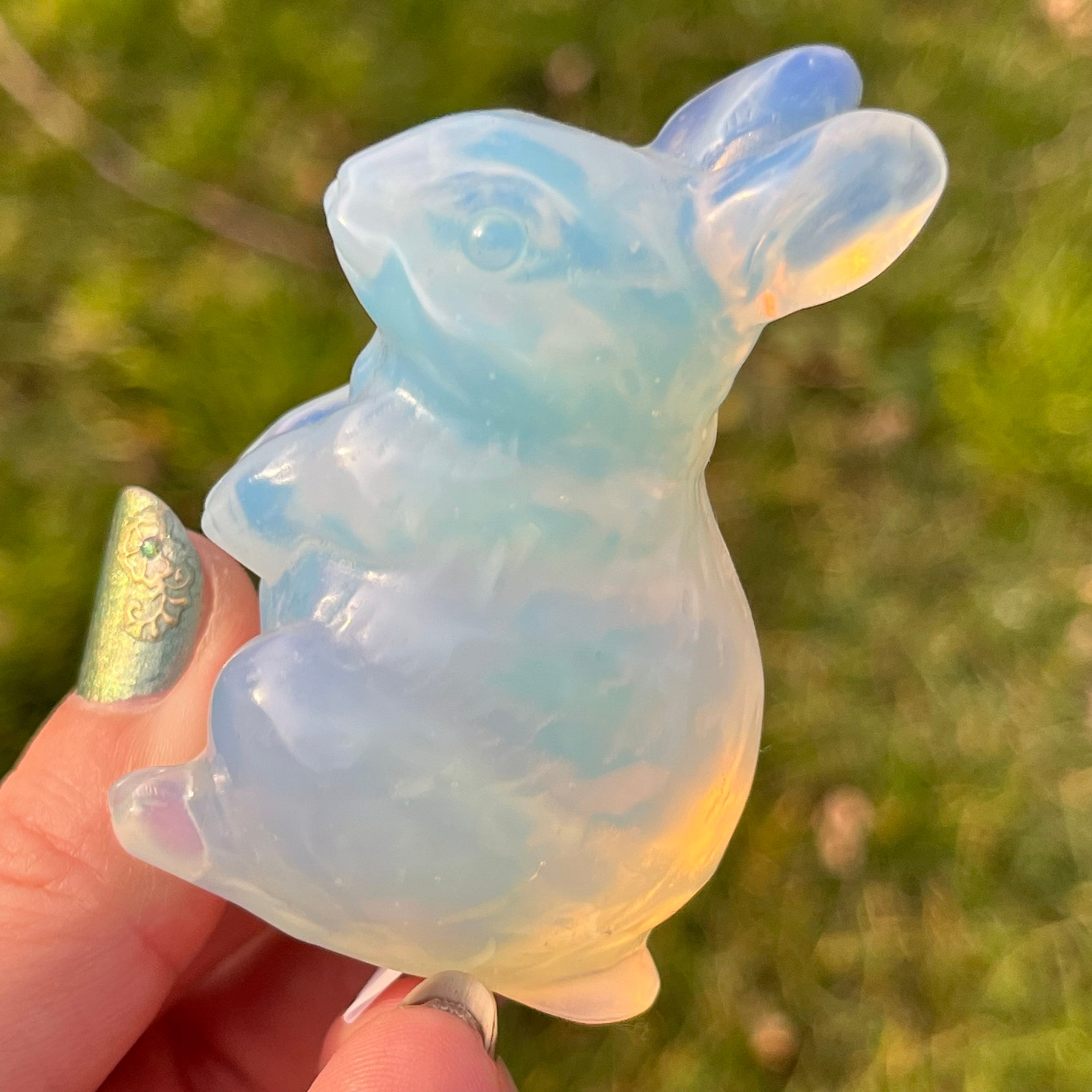 Crystal Rabbits | Rabbit Crystals | Bunny Rabbit Figurine | Crystal ...