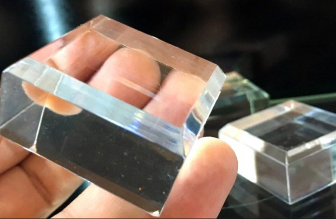 Acrylic Mineral Crystal Display Stand 40 X 20 Mm - Etsy