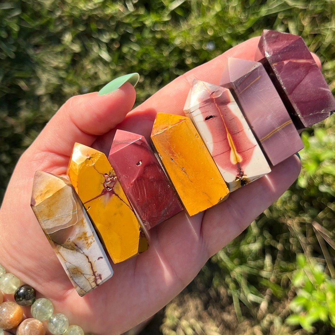 Mookaite Tower | Mookaite Crystal Tower | Mookaite Jasper - Etsy
