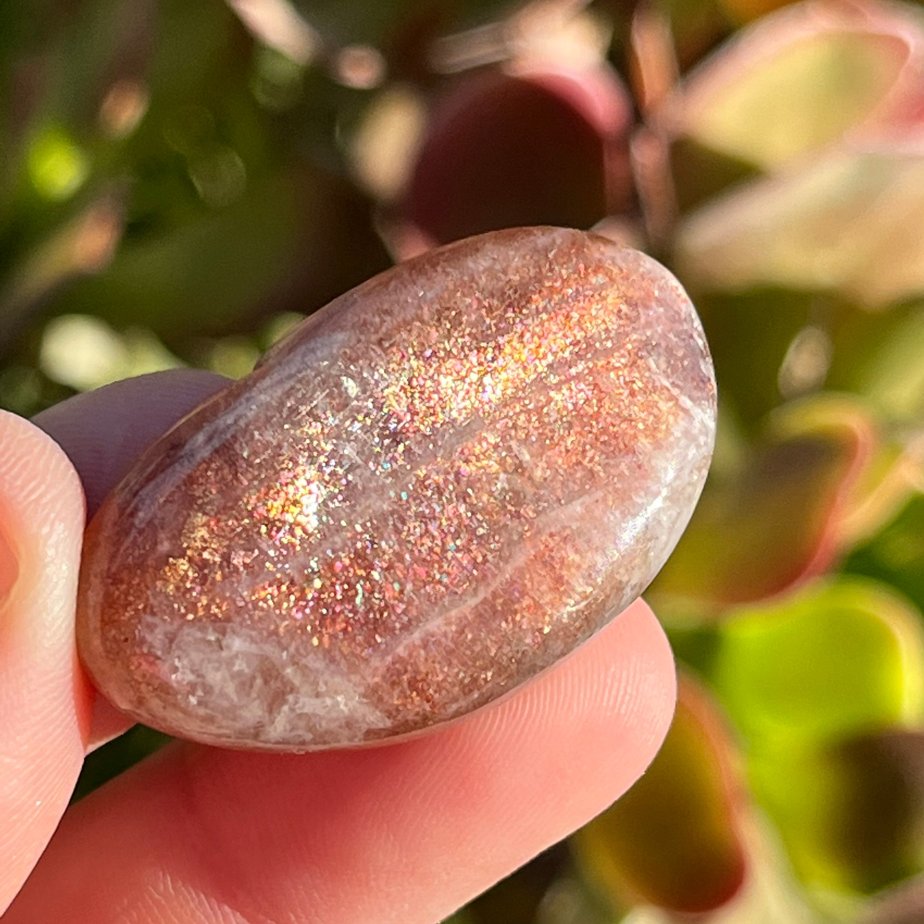 Gem Grade Confetti Sunstone High Rainbow Flash Red Confetti - Etsy