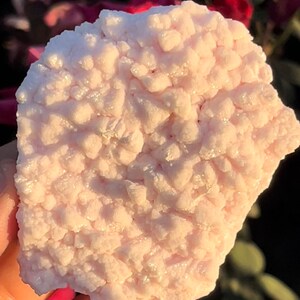 Pink Mangano Calcite Mineral Specimen ~ Manganoan Raw Calcite Specimen ...