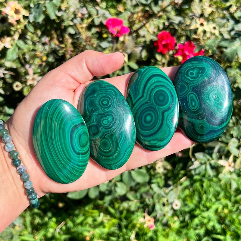 Malachite Stone Sculpture - Etsy