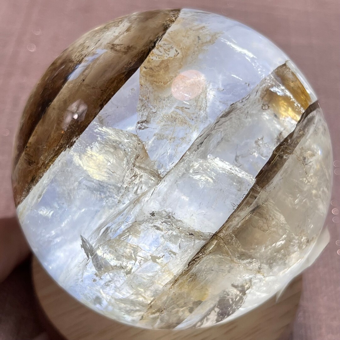 Lodolite Sphere | Dendritic Sphere | Quartz With Inclusions Sphere ...