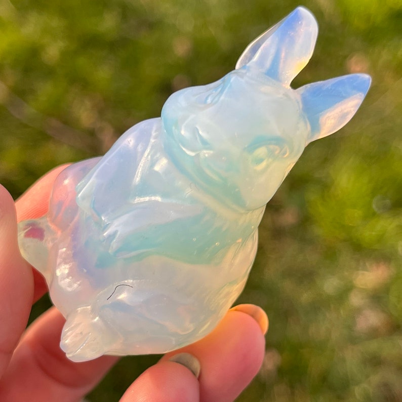 Crystal Rabbits | Rabbit Crystals | Bunny Rabbit Figurine | Crystal ...