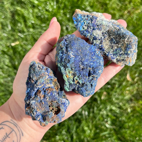 Raw Azurite - Etsy