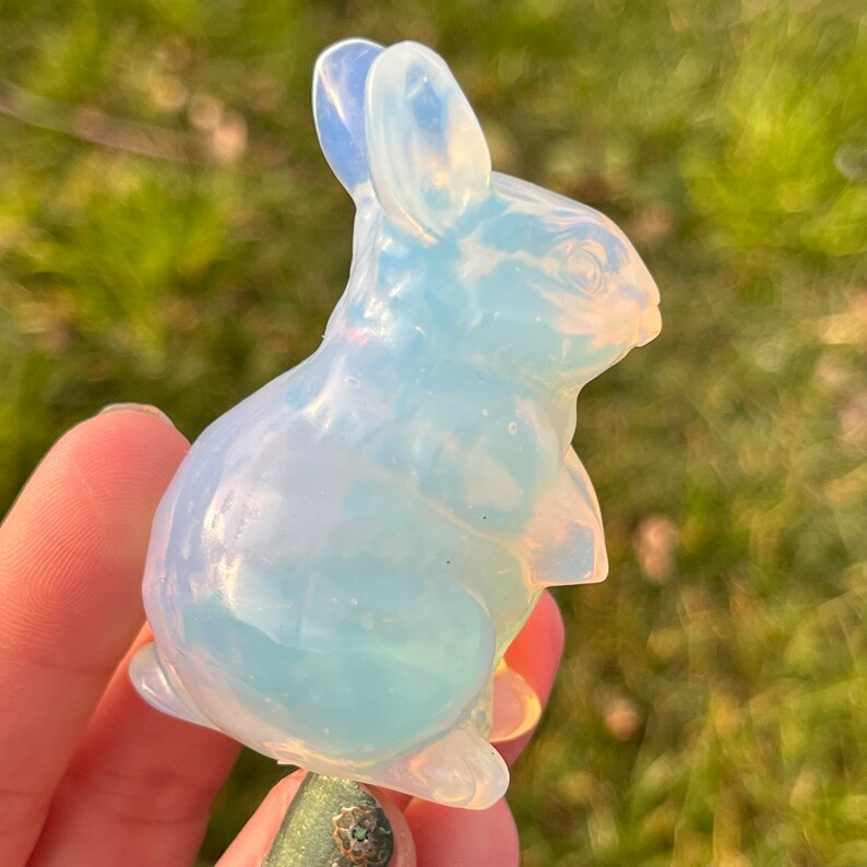 Crystal Rabbits | Rabbit Crystals | Bunny Rabbit Figurine | Crystal ...
