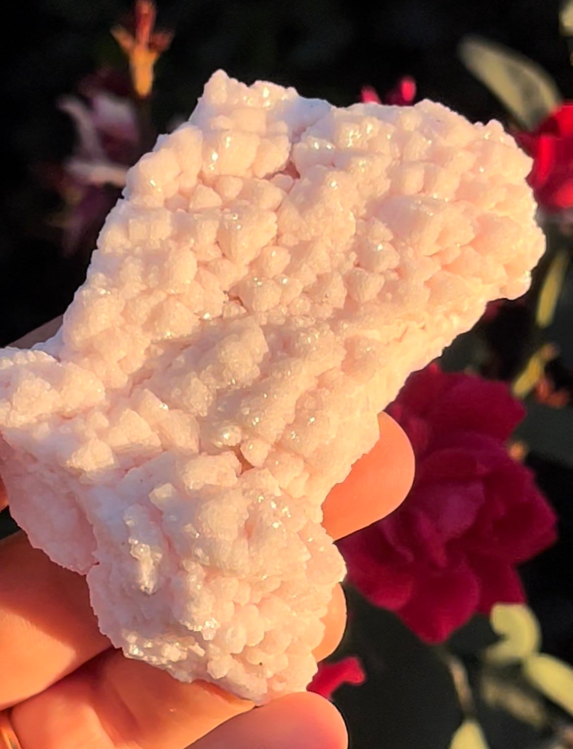 Pink Mangano Calcite Mineral Specimen Manganoan Raw Calcite - Etsy