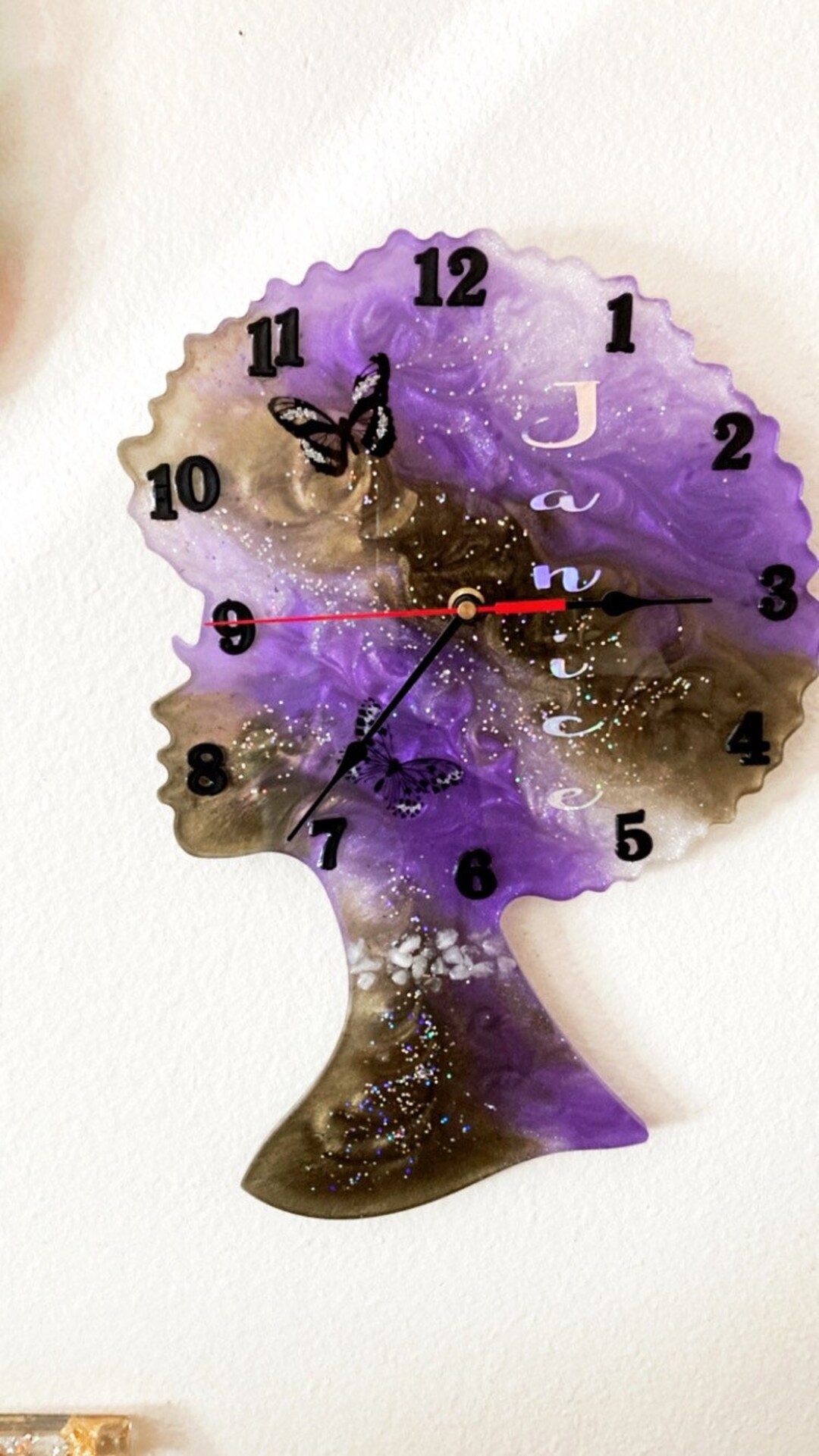 Diva Clocks, Afro Girl, Birthdays, Gifts for Mom, Custom Clocks, Gifts ...